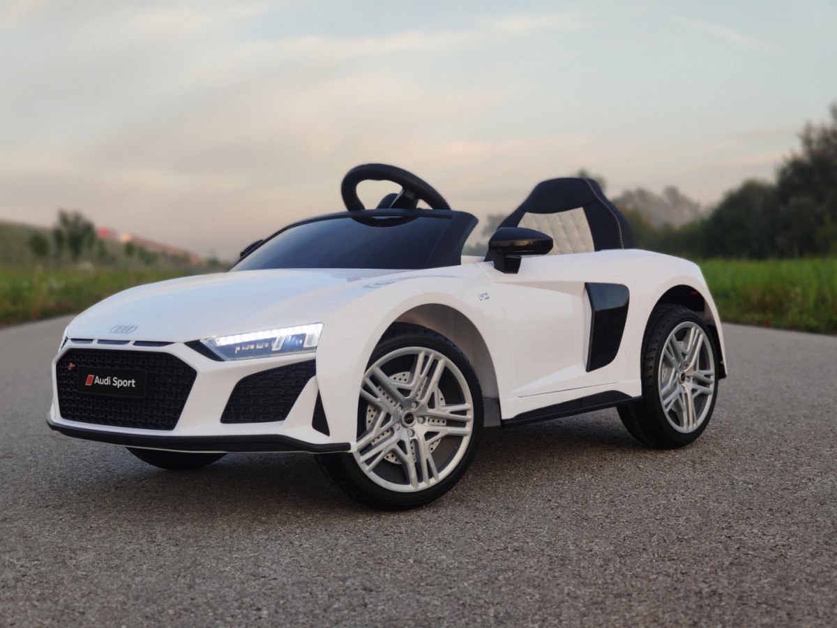 AUDI R8 Sport BIAŁY Auto na akumulator EVA Skóra pilot > Sklep ...